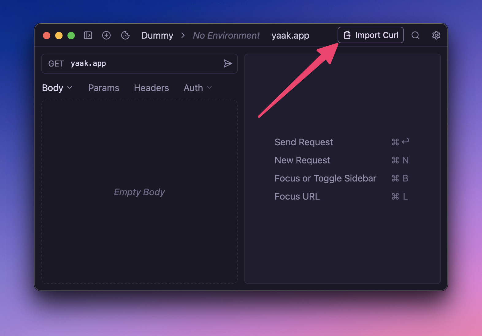 Import and Export Data | Yaak Docs